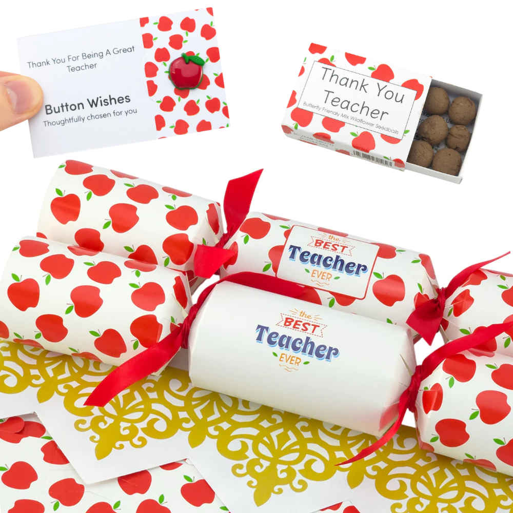 Best Teacher Ever Gift Cracker Making Kit | Two Standard Crackers and ...