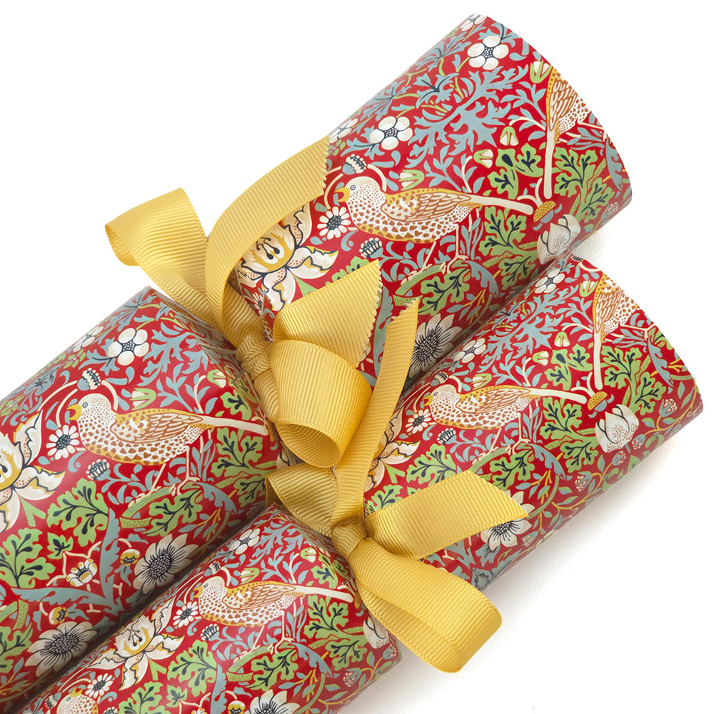 Red Strawberry Thief | William Morris | Cracker Making Craft Kit – The ...