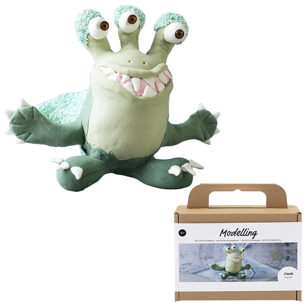 Green Alien Monster | Modelling Clay Craft Kit for Kids – The Cracker ...