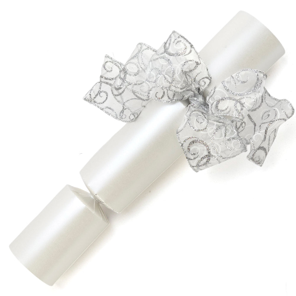 Silver Glitter | Bowfabulous Cracker Making Kit | Makes 8 Large Pearl ...