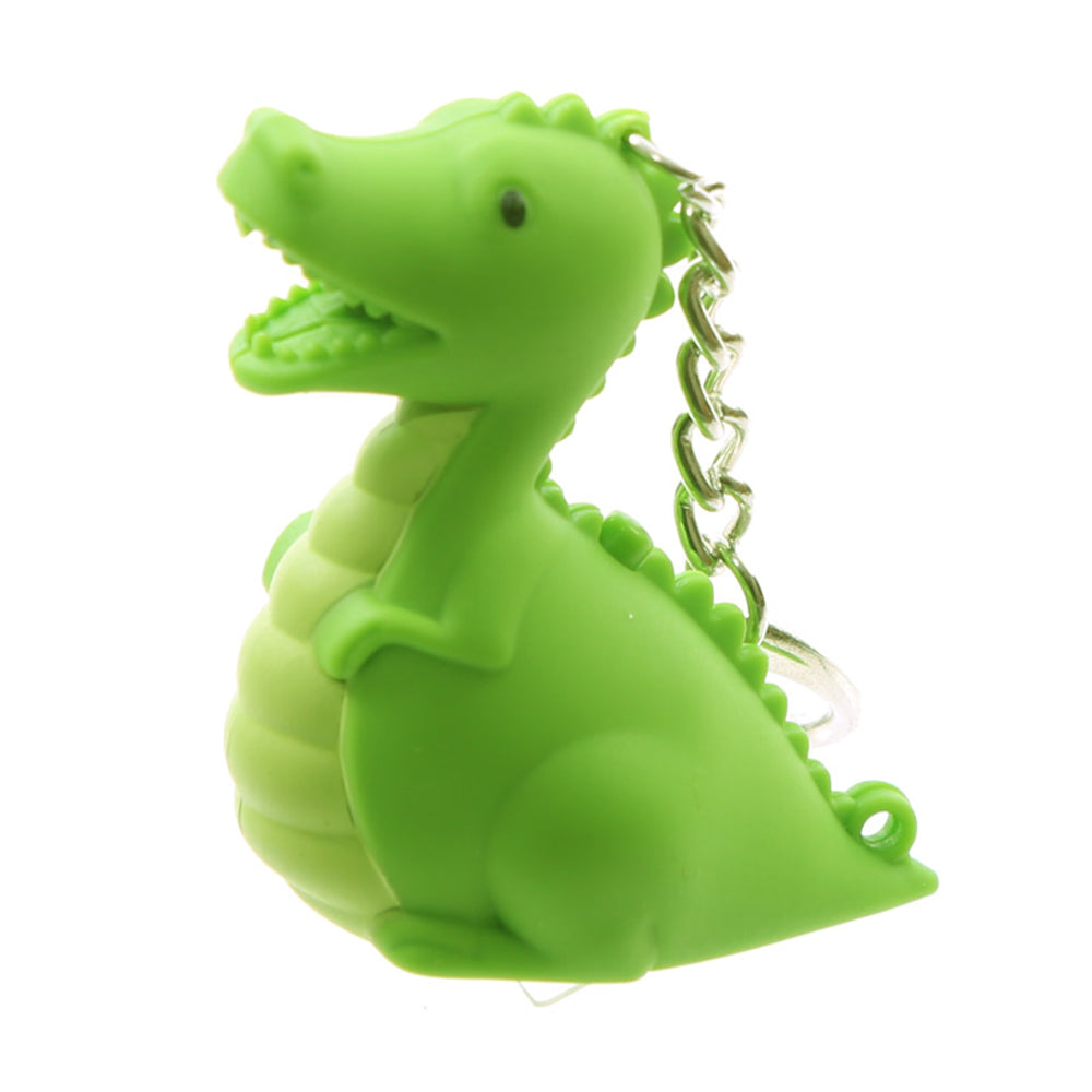 Roaring Dinosaur Keyring | LED Torch and Roaring Sound | Little Cracke ...