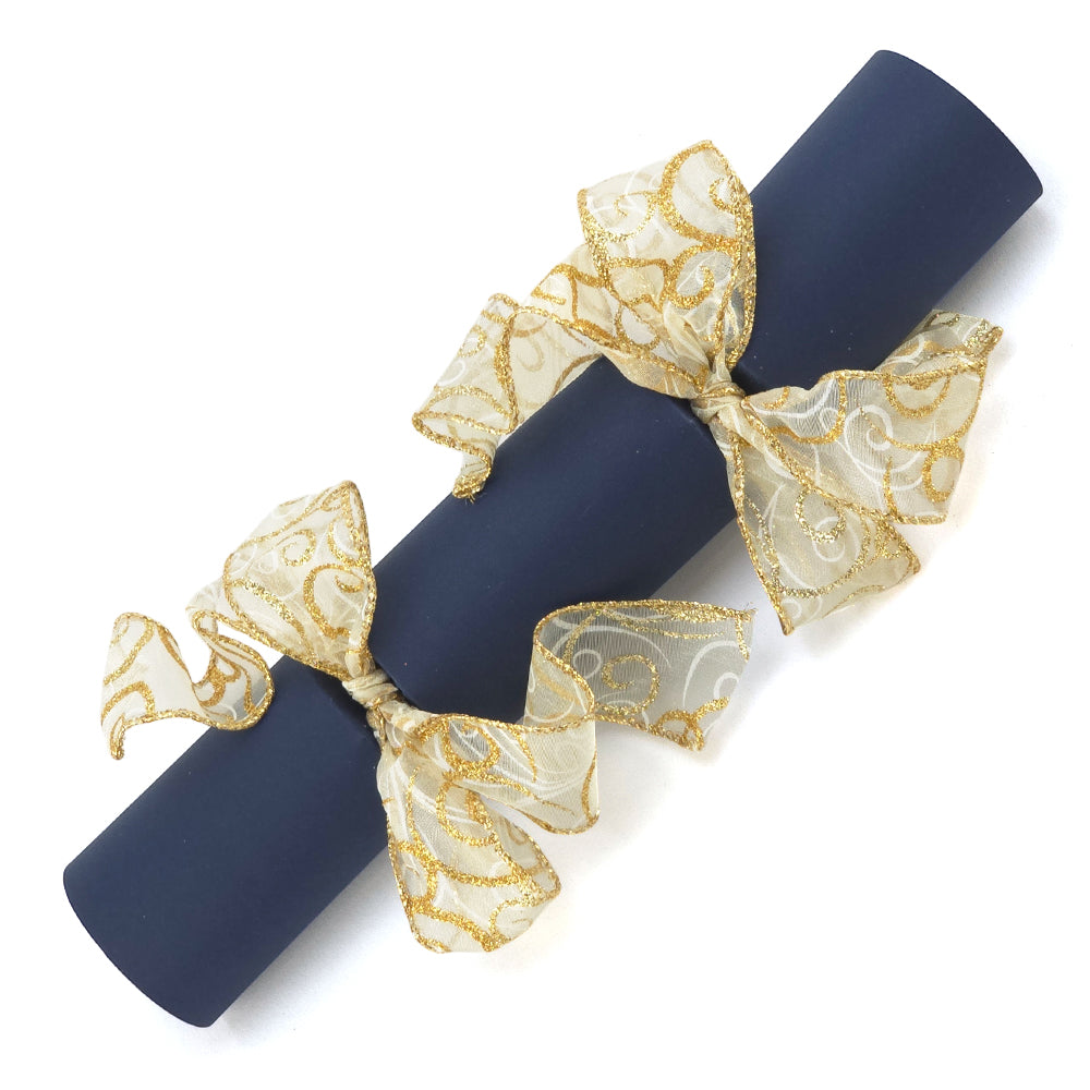Golden Glitter | Bowfabulous Cracker Making Kit | 4 Standard Navy Blue ...