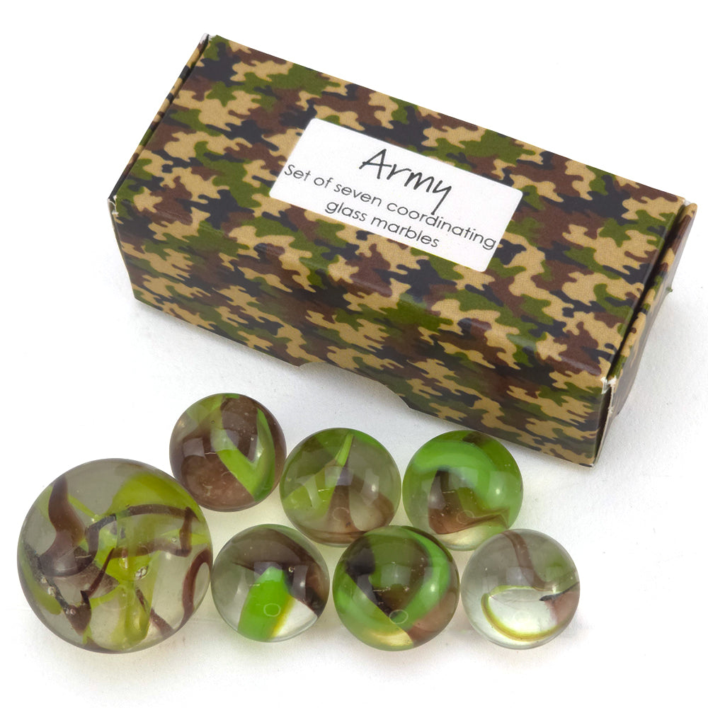Army Camouflage | Mini Box of Marbles for Kids | Cracker Filler | Part ...