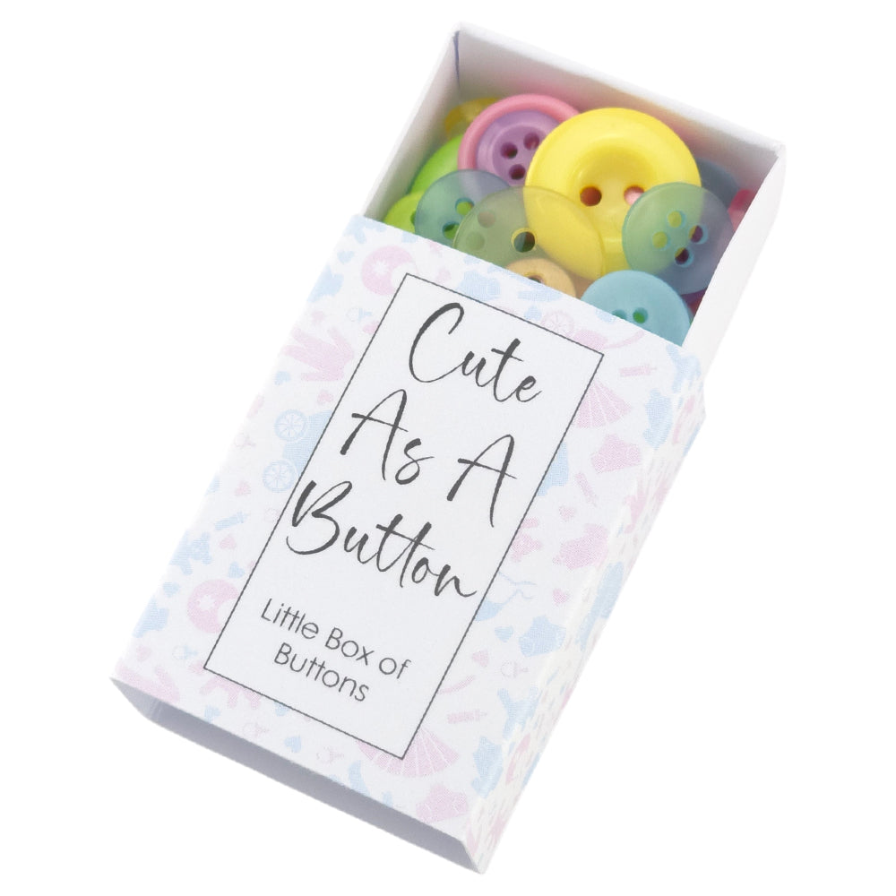 Cute as a Button | Pastels | Little Box of Buttons | Mini Gift | Crack ...