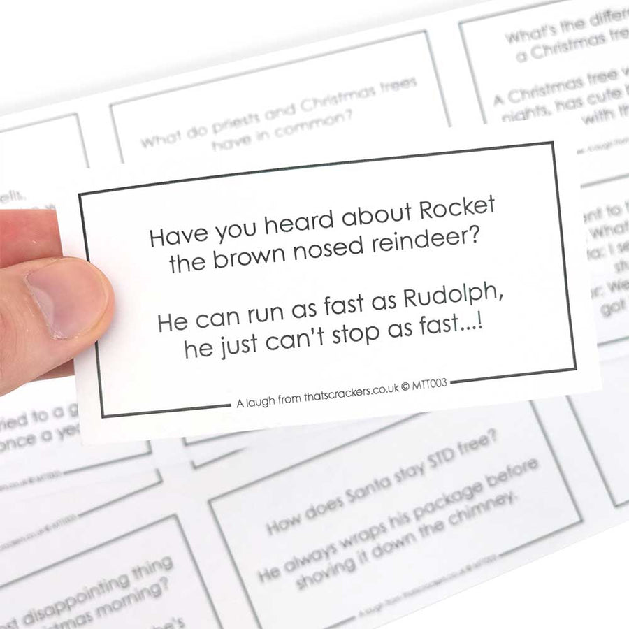 Dirty Christmas Cracker Jokes for Adults | Set of 12 | For Cracker Mak ...