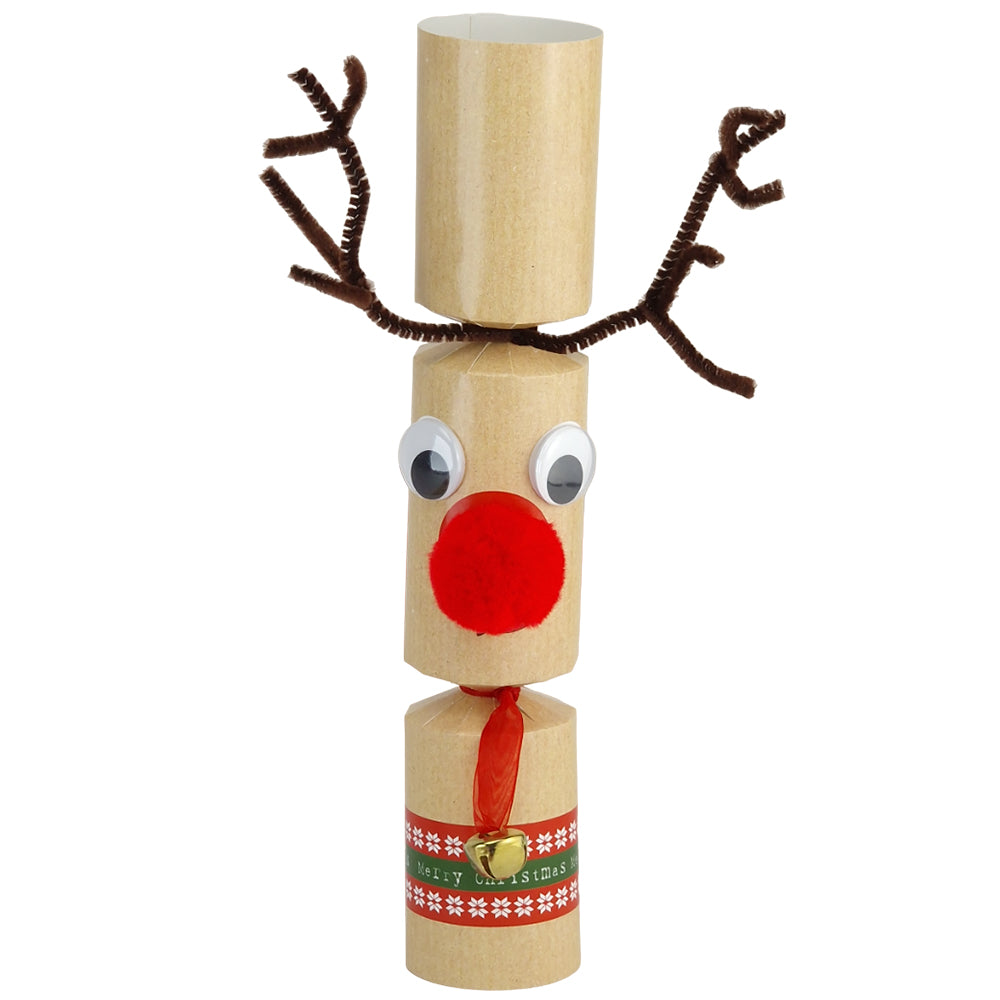 Standy Uppy Rudolph | Christmas Cracker Craft Kit | Makes 6 | Pipeclea ...