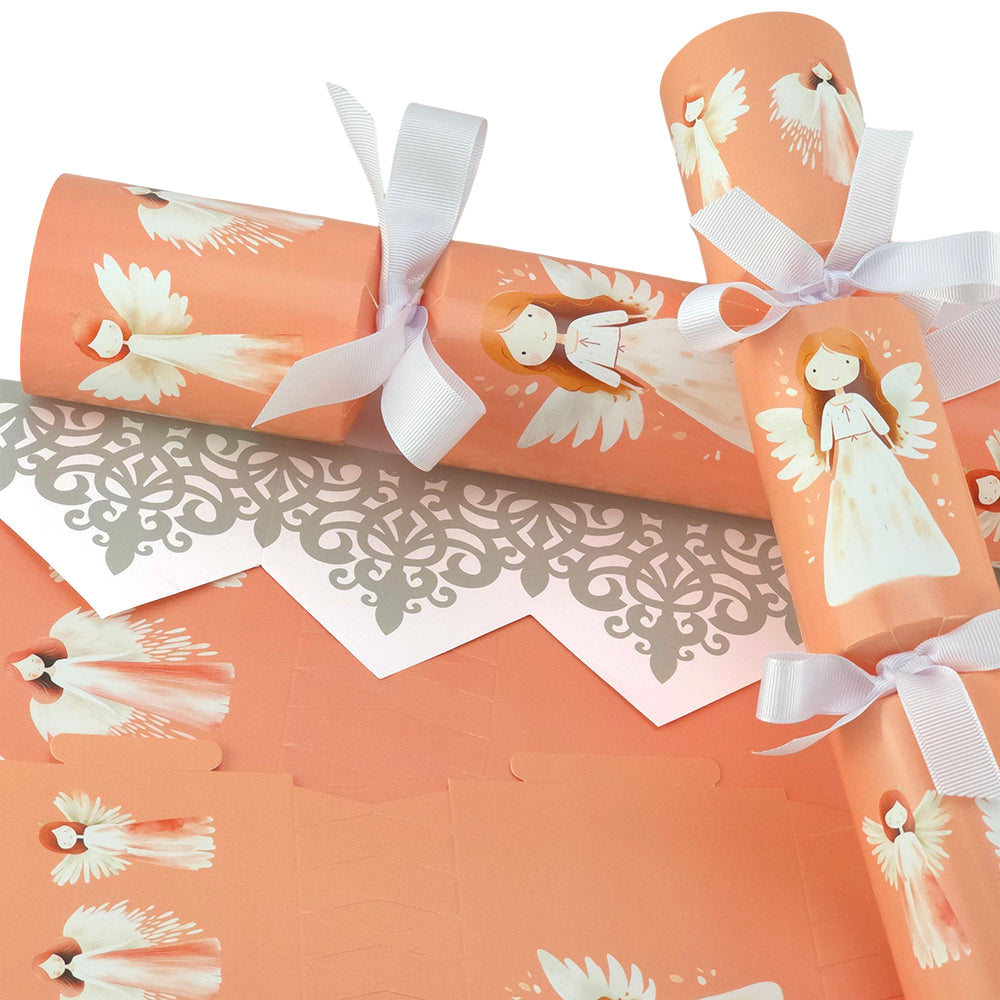 Whimsical Peach Christmas Angels | Cracker Making Craft Kit | Make & F ...