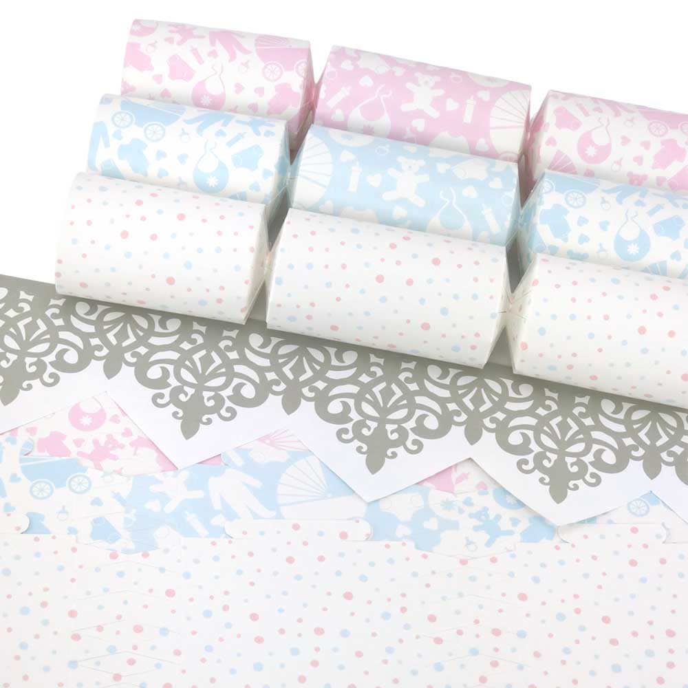 Baby Shower | Cracker Making Craft Kit | Makes 6 Standard Crackers ...