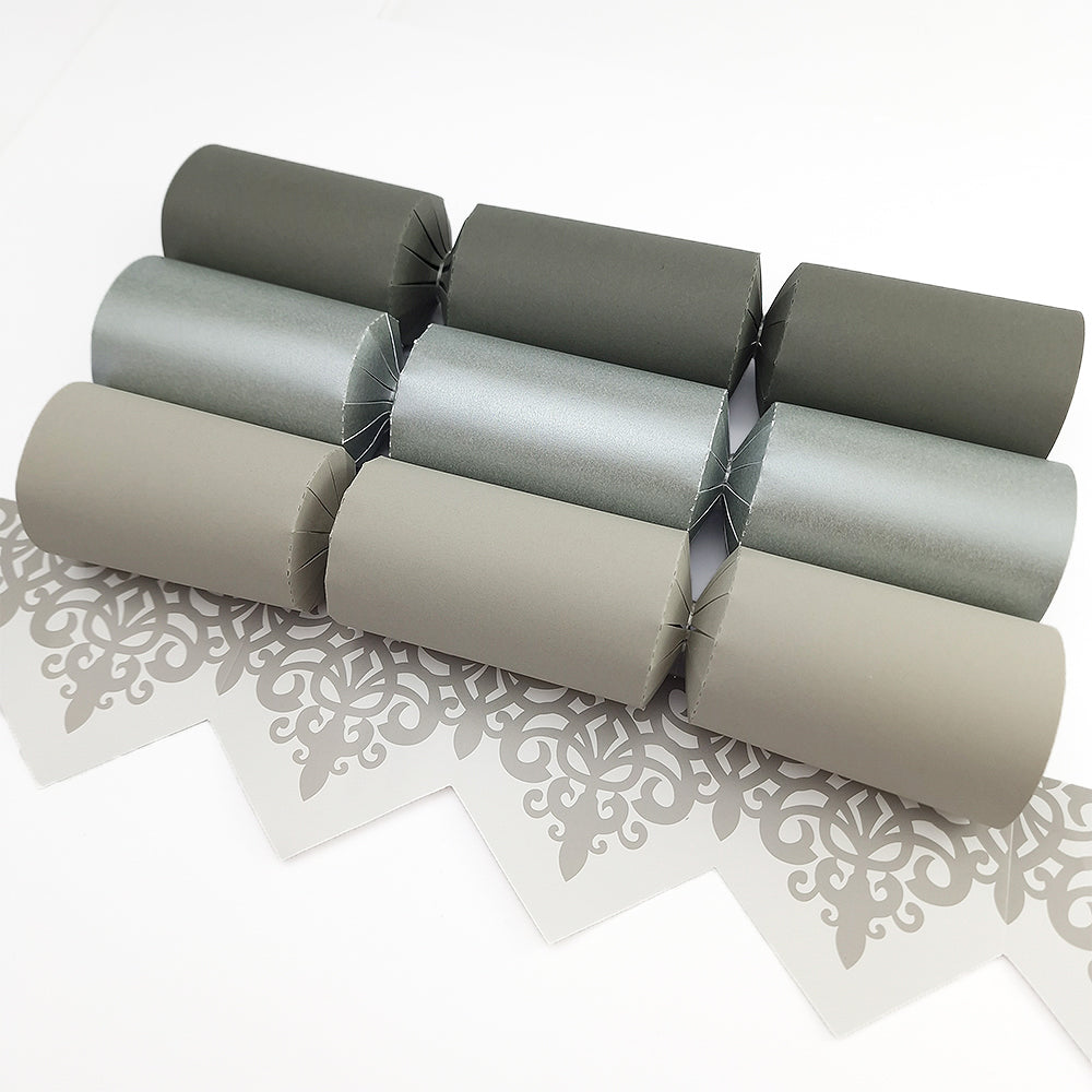 Shades of Grey | Craft Kit to Make 12 Crackers | Recyclable | Cracker ...